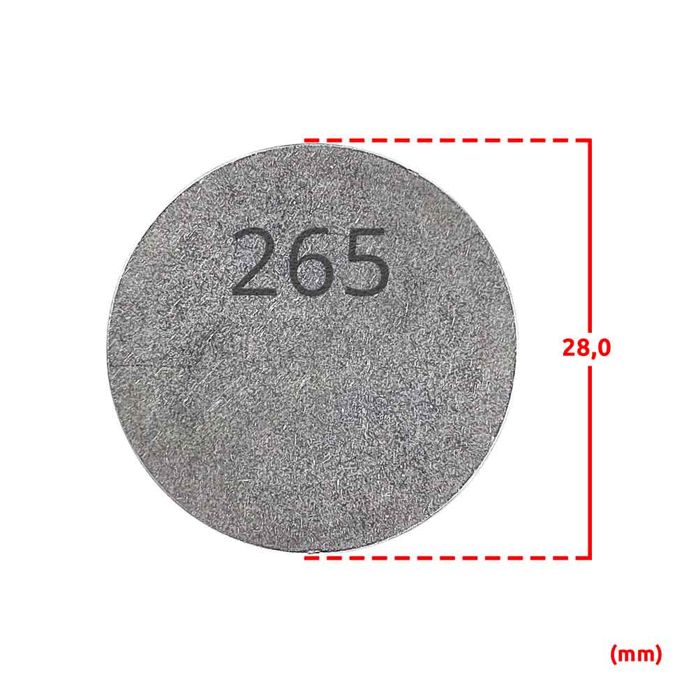 Pastilha do Tucho de Válvula (2,65 mm) | Lifan 320, 530, 620, Foison, X60 | pecahoje.com.br ...