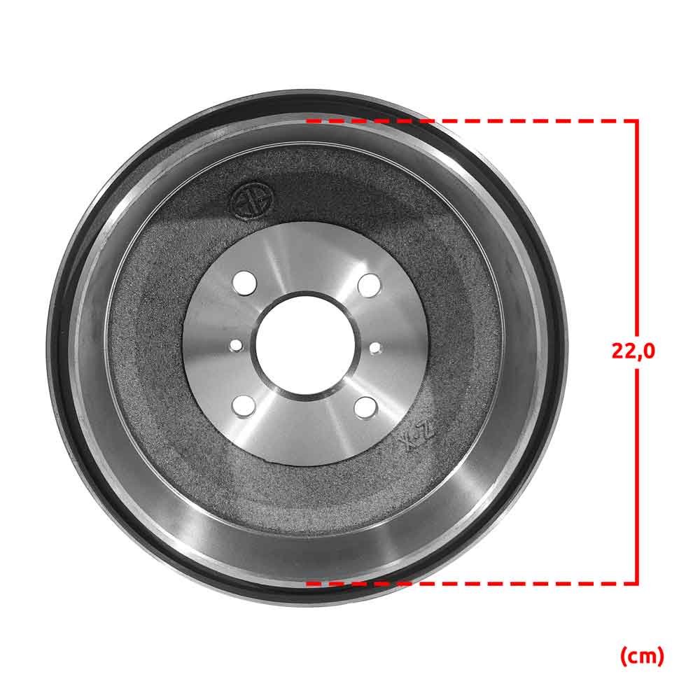 Tambor de Freio Tras | Rely Picape e Van | pecahoje.com.br - pecahoje